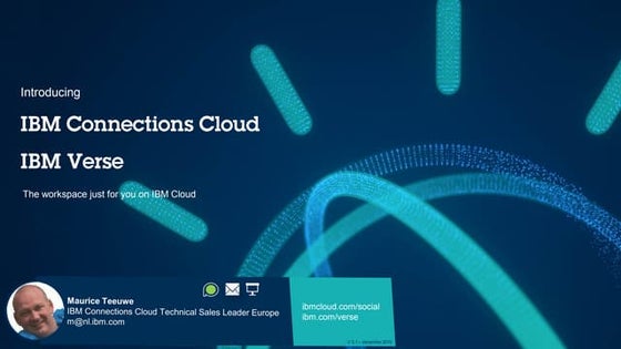 IBM Connections Meetings Cloud Overview | PPT