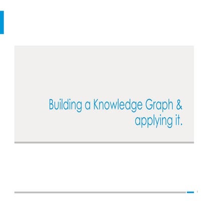 Knowledge Graphs to Power Financial Chat Bots | PPT