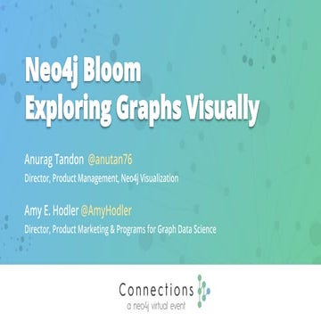 Illustrating Graphs Visually through Neo4j Bloom | PPT