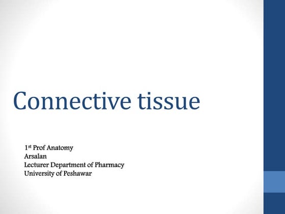 Connective tissue ppt | PPT