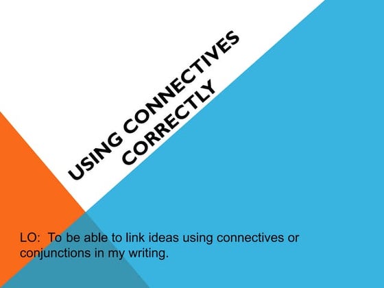 Connectives | PPT