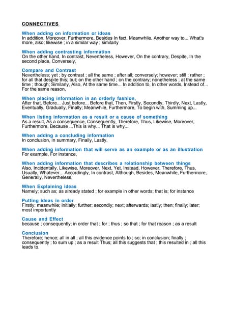 Transitional words | PPTX