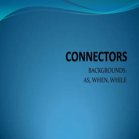 Time sequencers and connectors | PPTX