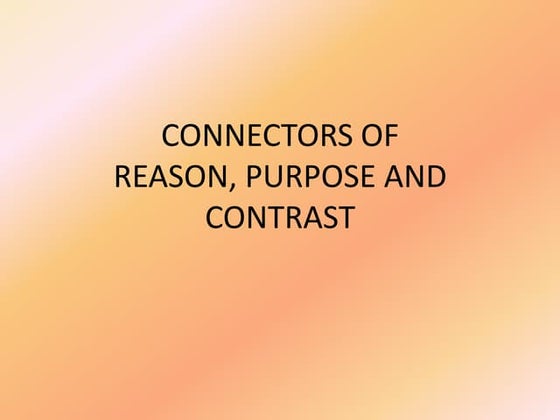 connectors | PPT