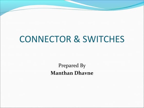 one lamp controlled by one switch | PPT