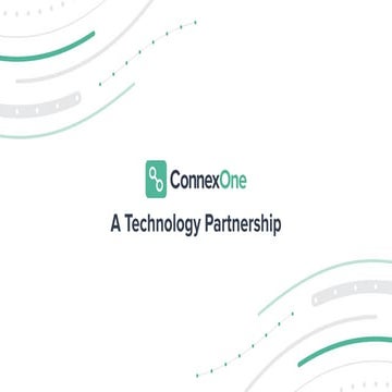 Connex One - A Technology Partnership Presentation | PDF