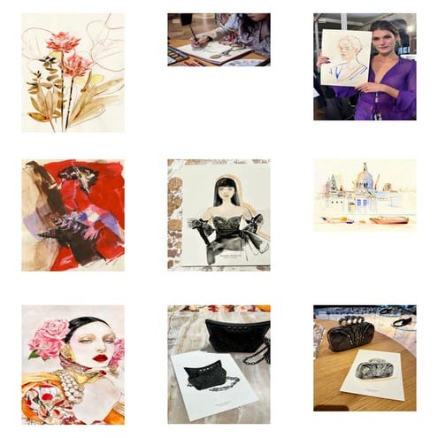 Connie Lim - Live Fashion Drawing artist represented by Lipstick Illustration, London | PDF ...