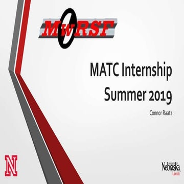 2019 MATC Intern Program - Connor Raatz | PPTX