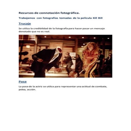 Connotación fotográfica | DOCX | Photography | Arts and Crafts