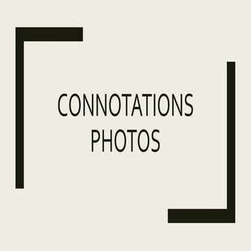 Connotations photos | PPT