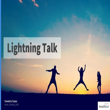 Connpass & meetup Lightning talk | PDF