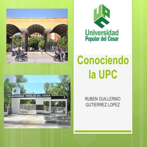 Conociendo la upc | PPTX