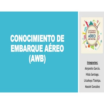 Conocimiento de embarque aéreo (awb) (1) | PPTX