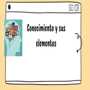 CONOCIMIENTO sus elementos tipos de conocimiento | PDF