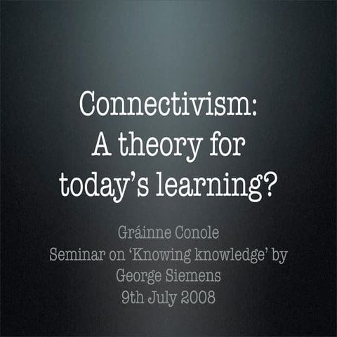 Knowing knowledge seminar | PDF