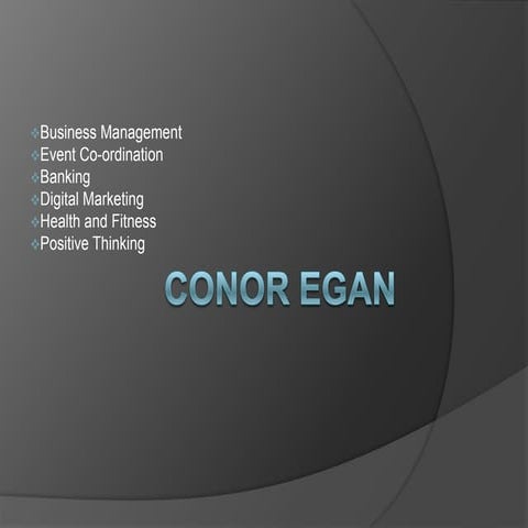 Conor egan | PPTX