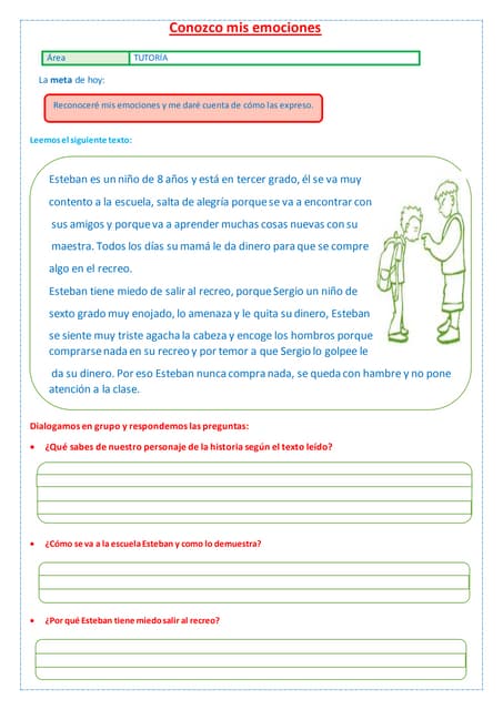 Ficha de nuestra identidad personal 4to grado | PPT
