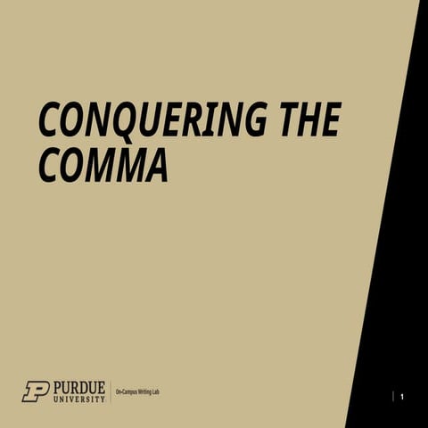 Commas before conjunctions | PPTX