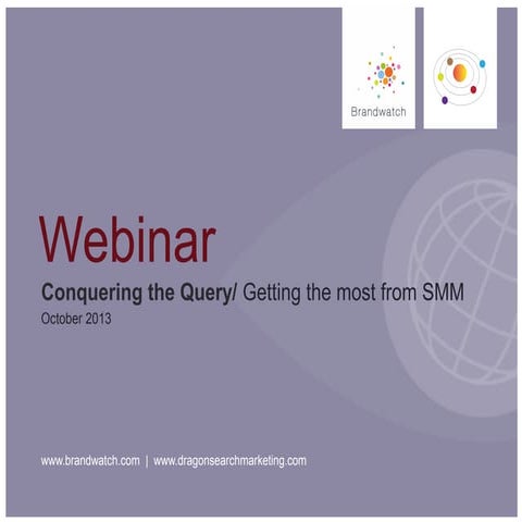 Conquering the Query: Getting the Most from SMM [Webinar] | PPTX