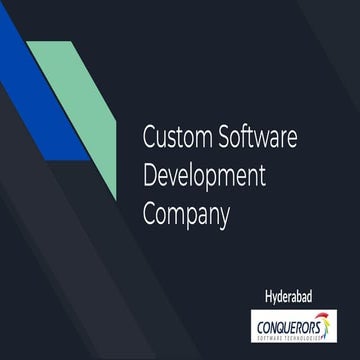 ustom Software Development Company | Software Company In Hyderabad ...