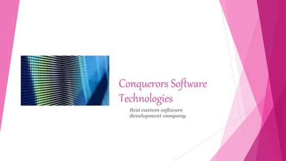 Conquerors Software Technoligies 3.ppt