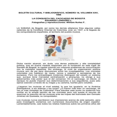 Conquista de bogota muisca | PDF