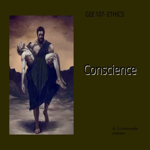 Presentation on the topic about conscience in my ethics class | PPT