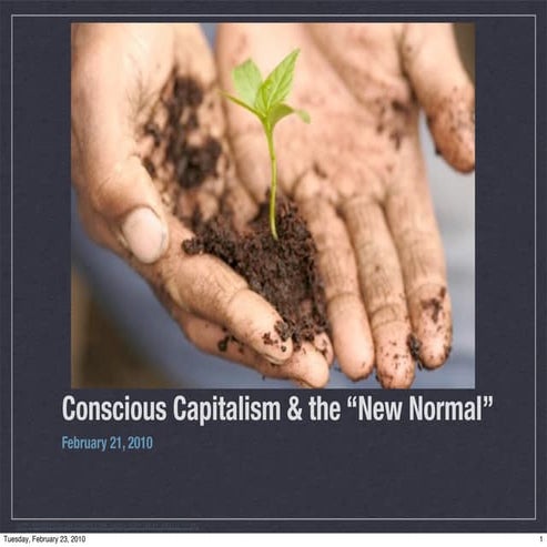 Conscious Capitalism Munir Haddad 022110 | PDF