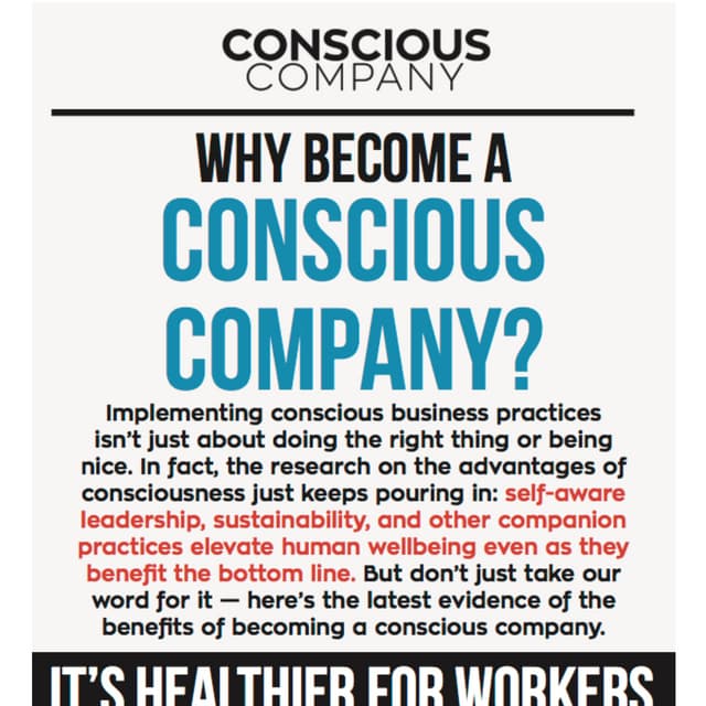 Conscious Company Infographic | PDF