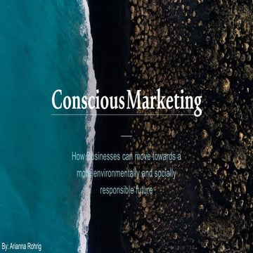 Conscious marketing | PPTX
