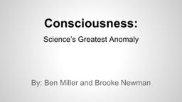 Lesson 1 what is consciousness | PPT