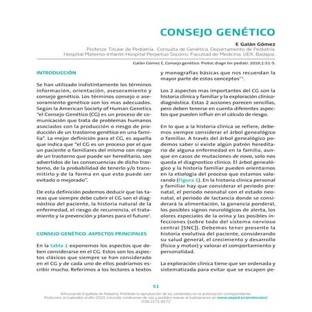 Consejo genetico | PDF