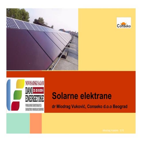 Conseko solarne elektrane [compatibility mode] | PDF