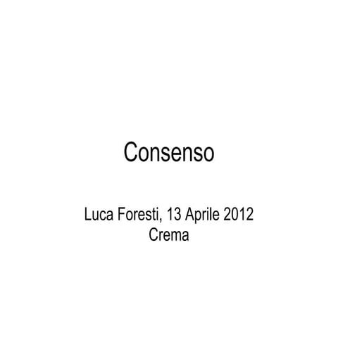 Consenso | PPT