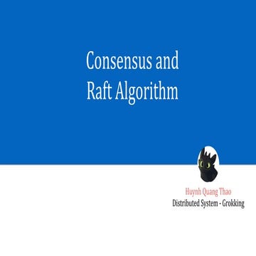 Consensus and Raft algorithm (Vietnamese version) | PDF