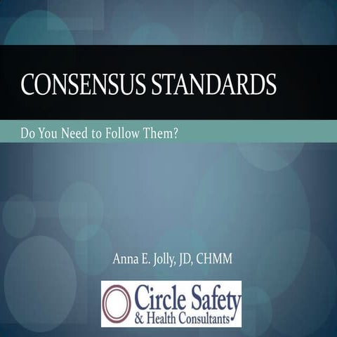 Consensus Standards | PPTX