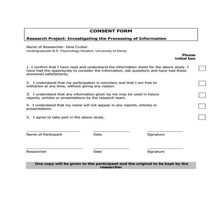 Consent form | DOCX