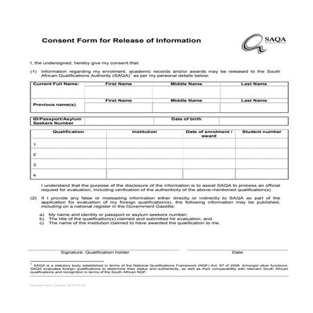 Consent form | PDF