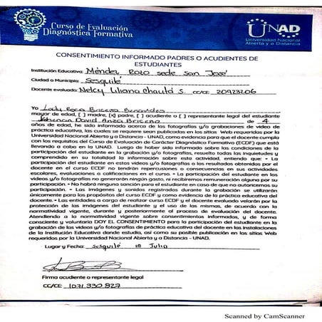 Consentimientos informados | PDF