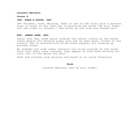 Consent matters scene 6 script | DOCX