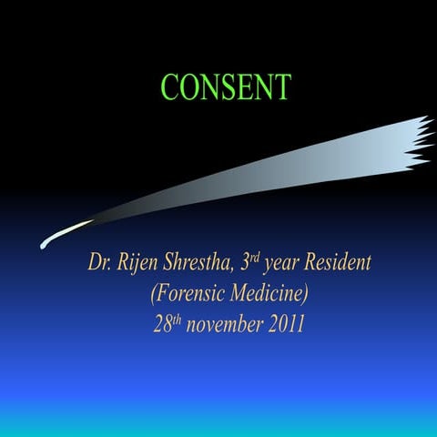 Consent in Medical Practice | PPTX