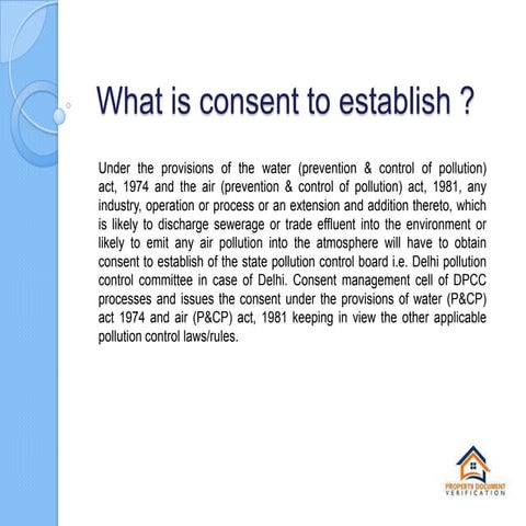 Consent to establish | PPTX