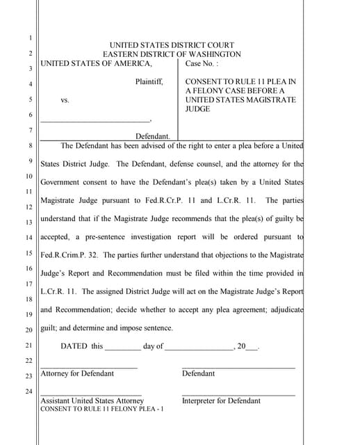 Waiver of Indictment | PDF