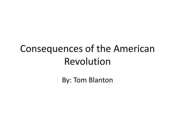 American Revolution | PPT