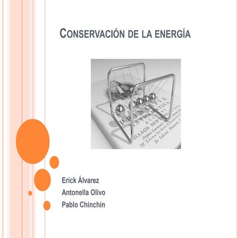 Conservacion de la energia | PPTX