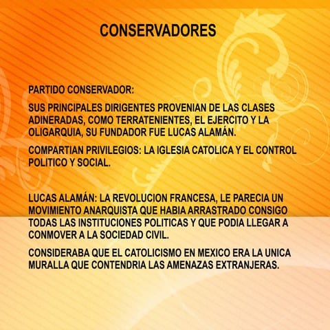Conservadores Y Liberales | PPT