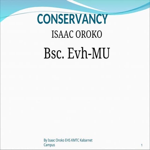 CONSERVANCY SYSTEMS three presentation (2).ppt