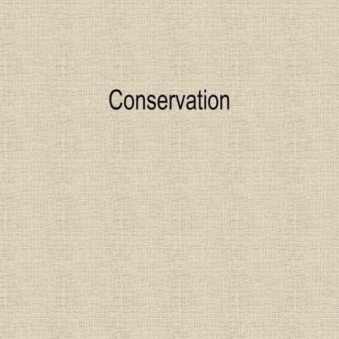 CONSERVATION.ppt | Zoos & Aquariums | Attractions