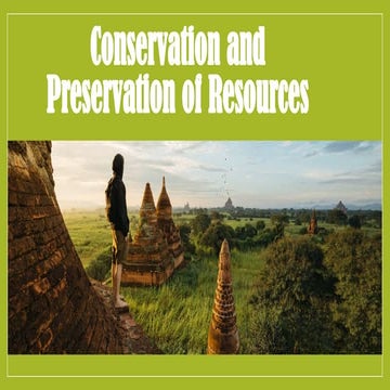 Conservation-and-Preservation-of-Resources | PPTX