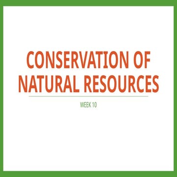 Conservation-and-Preservation-of-Resources | PPTX